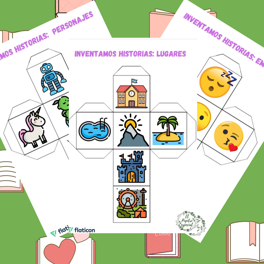 EL PUPITRE ESPECIAL: DÍA DEL LIBRO: DADOS CUENTA HISTORIAS