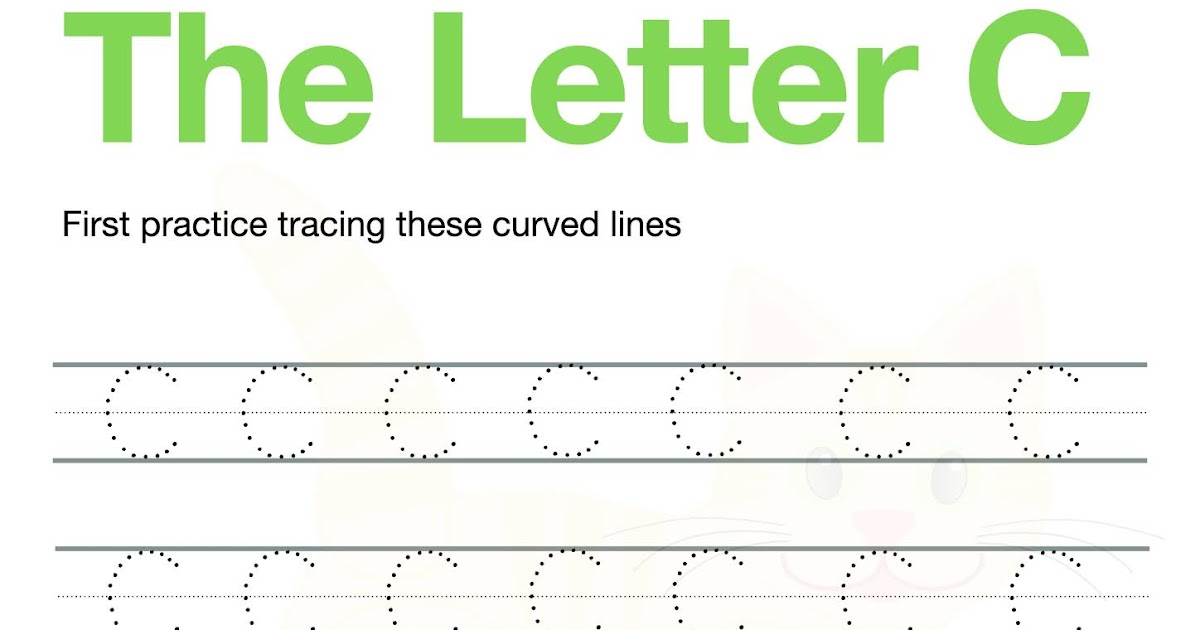 OMTEX CLASSES: Practice Tracing The Letter C Free Download.