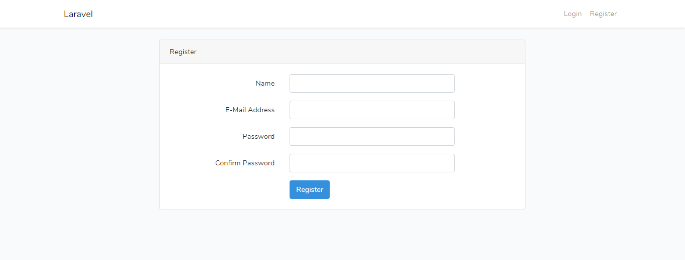 Cepat dan Mudah membuat Register dan Login di laravel dengan Phpartisan ...