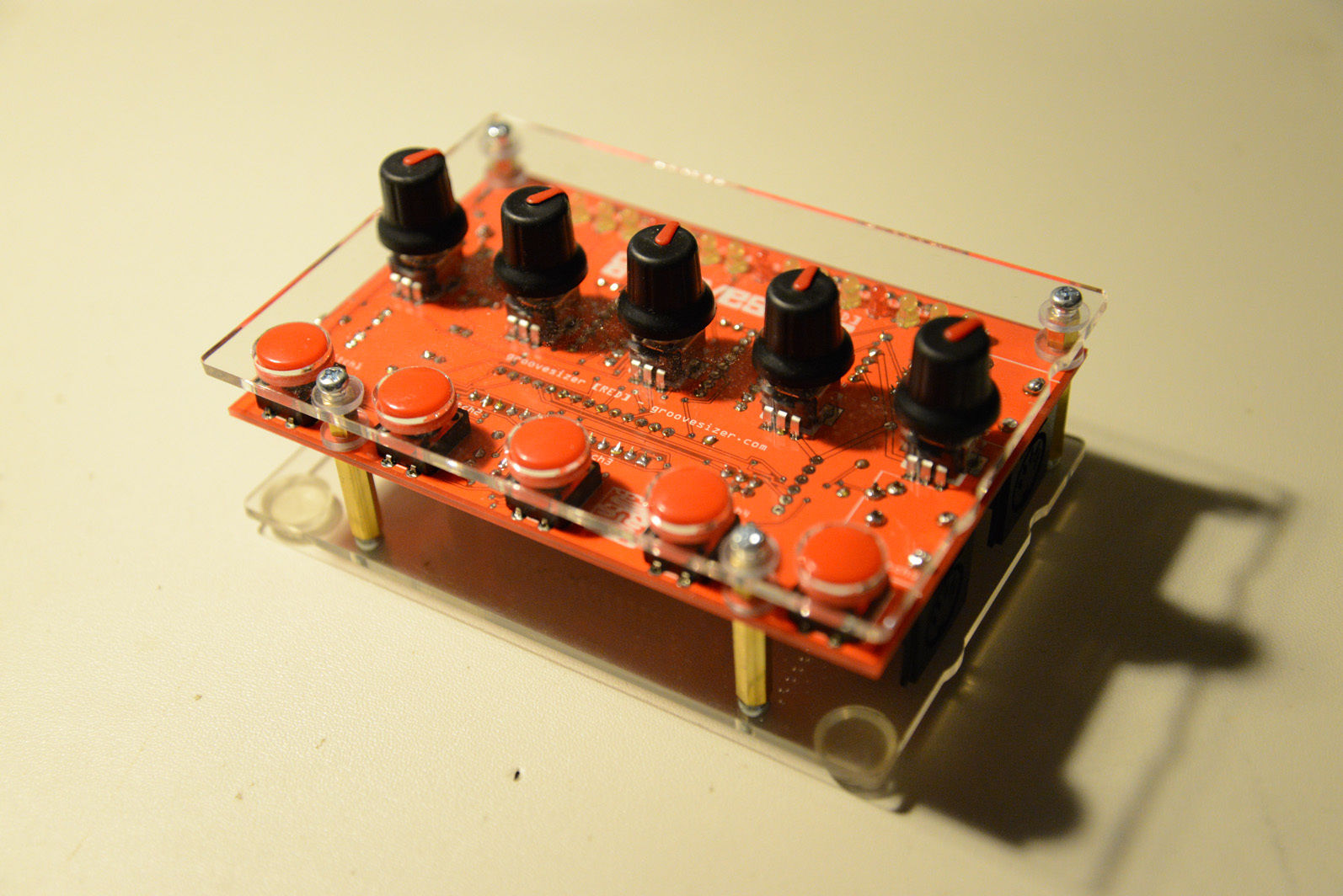 MATRIXSYNTH: Groovesizer Red - 16 step sequencer and granular synth