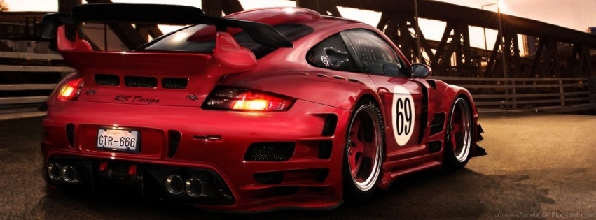 Red Car Facebook Timeline Profile Covers « coverfb
