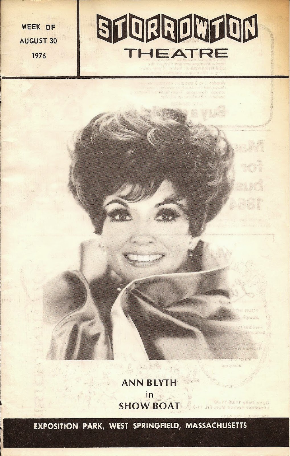 New England Travels: Ann Blyth at Storrowton Theatre - West Springfield ...