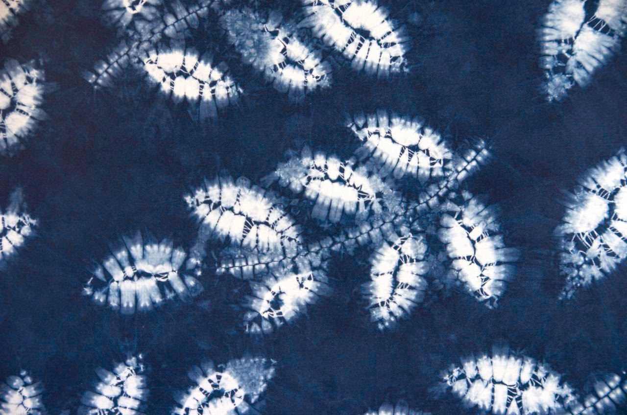 Momiji Studio: Kumo shibori (III): Leaves