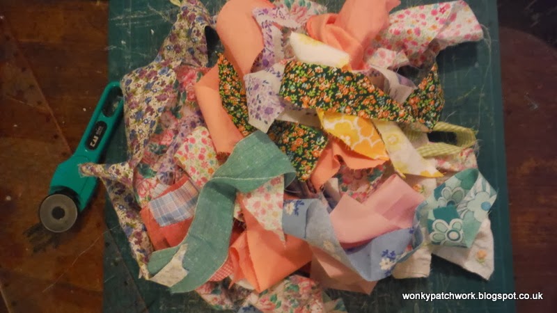 Wonky Patchwork: Patchwork Cushion