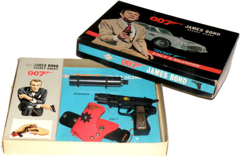 Illustrated 007 - The Art of James Bond: Toy Set Artwork