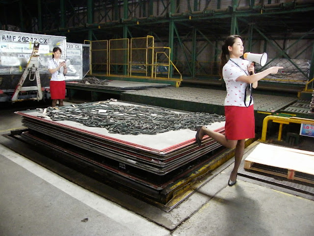 CX staff introducing their ground duty ~ World Stewardess