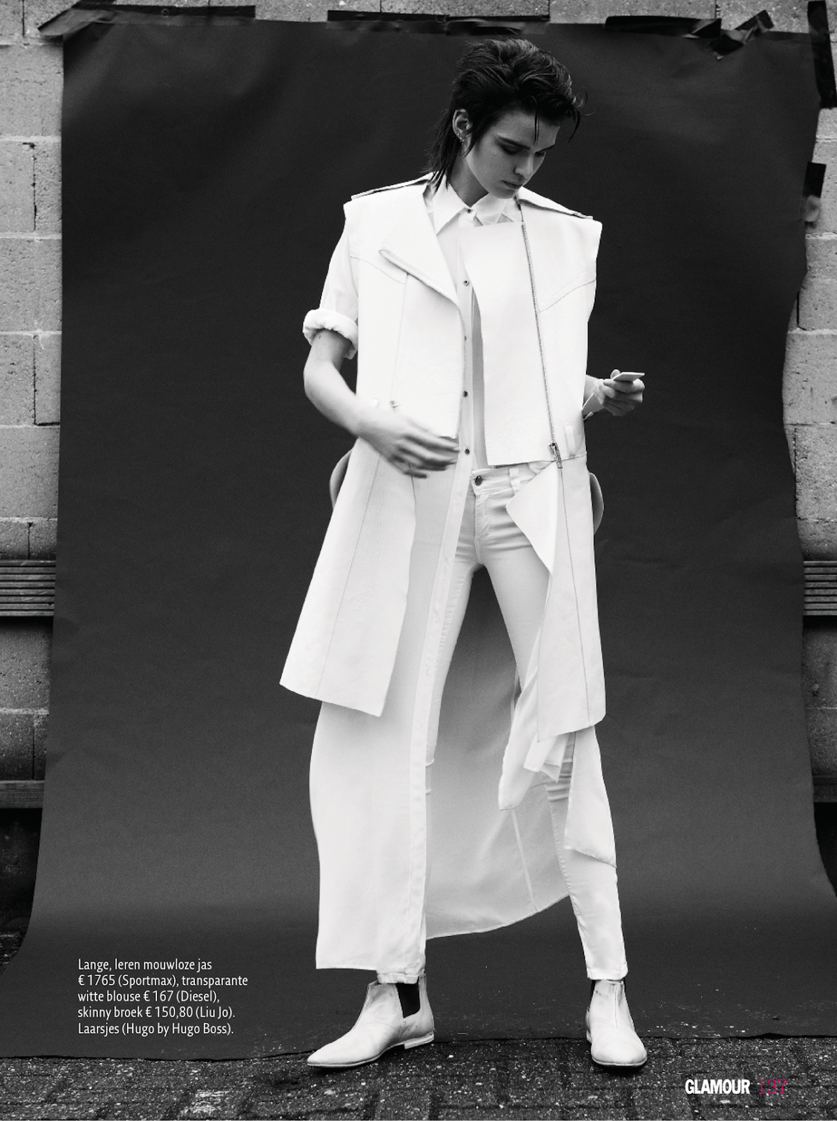 living on the edge: anne verhallen by klaas jan kliphuis for glamour ...