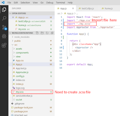 How to start work with SASS in reactjs? - Online Tutorial For ...