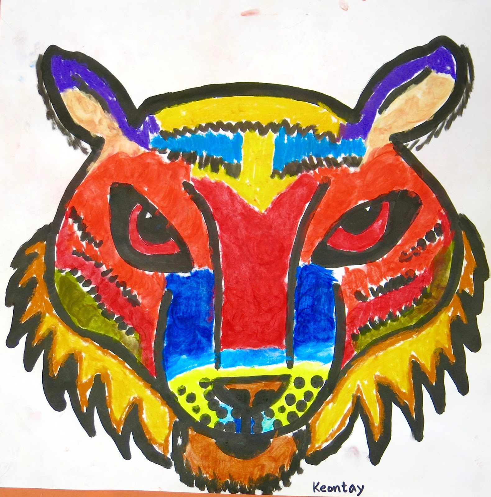 Cassie Stephens: In the Art Room: Dean Russo-Inspired Tigers with Third ...