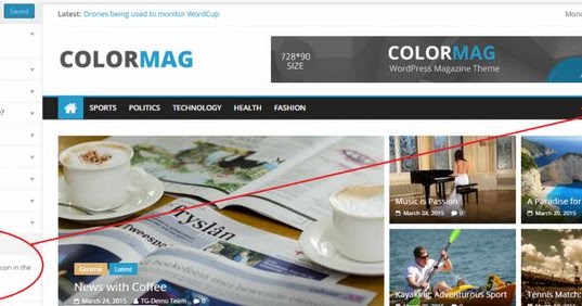 How To Remove Or Edit The Footer Of Colormag Theme - Zet Media