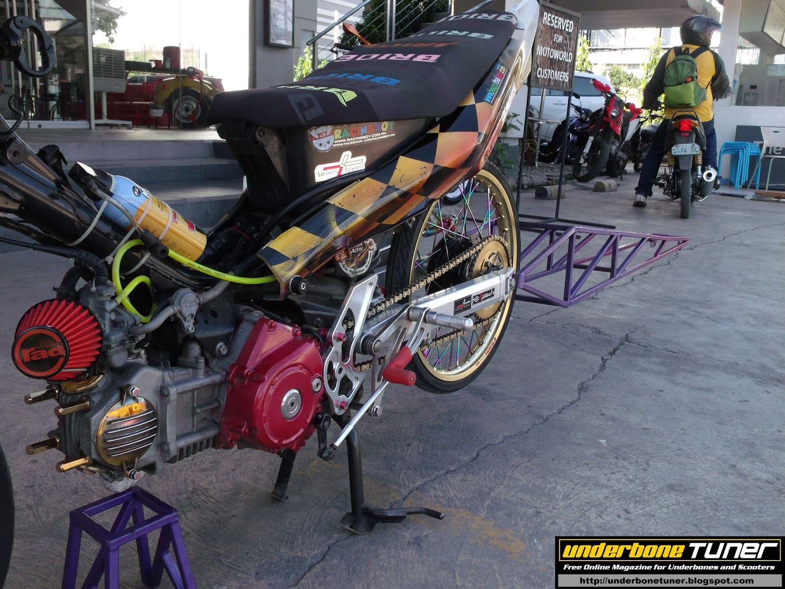 underbone tuner: Thai Style Yamaha Vega Force Dragster