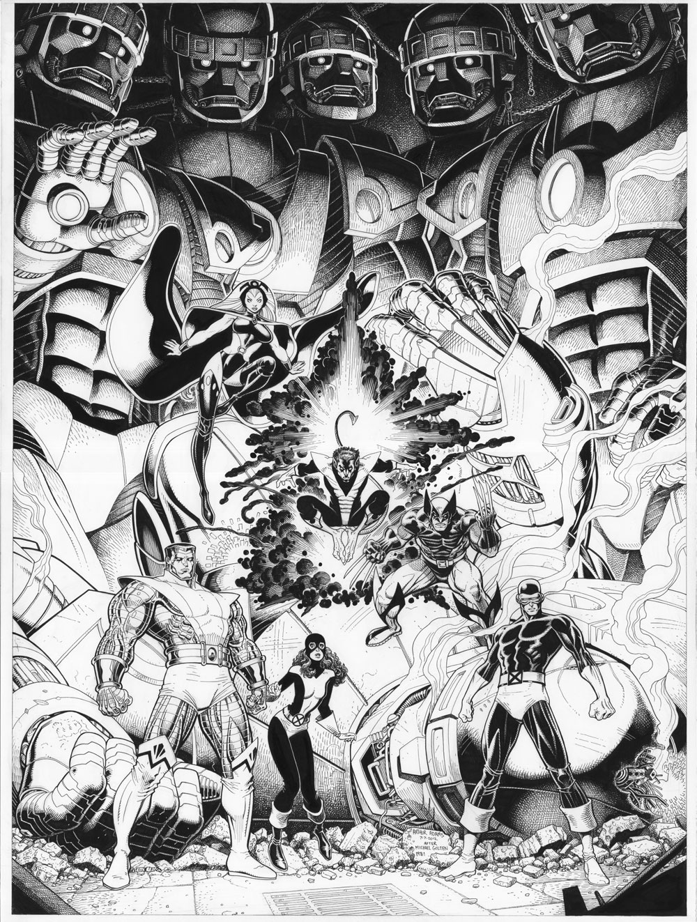 Comic Book Artwork | Arthur adams art, Comic book artwork, Comic books art