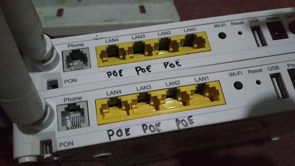 MODIF POE PADA ONT ZTE BEKAS INDIHOME - Dunia Fiber Optik (DFO)