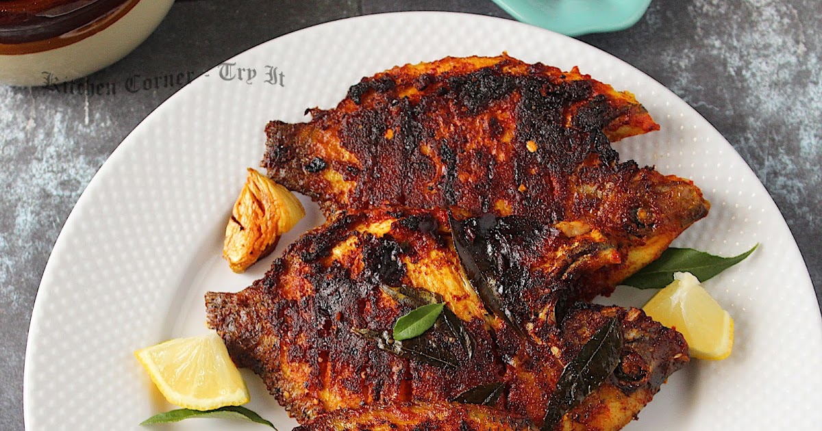 Karimeen Fry/ Kerala Style Pearl Spot Fish Fry