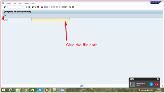 BDC Call Transaction Method Program in SAP ABAP