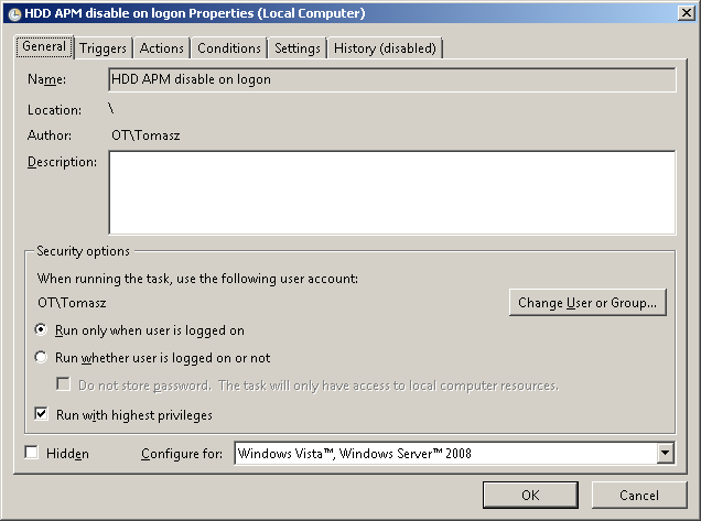Common Emitter: Disabling HDD APM