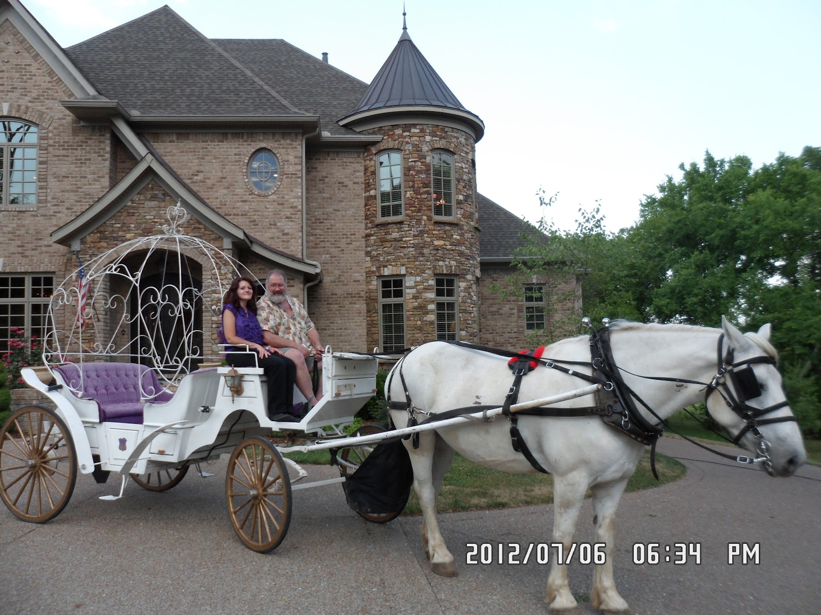 Sugar Creek Carriages: Horse Drawn Cinderella Carriage Birthday Party