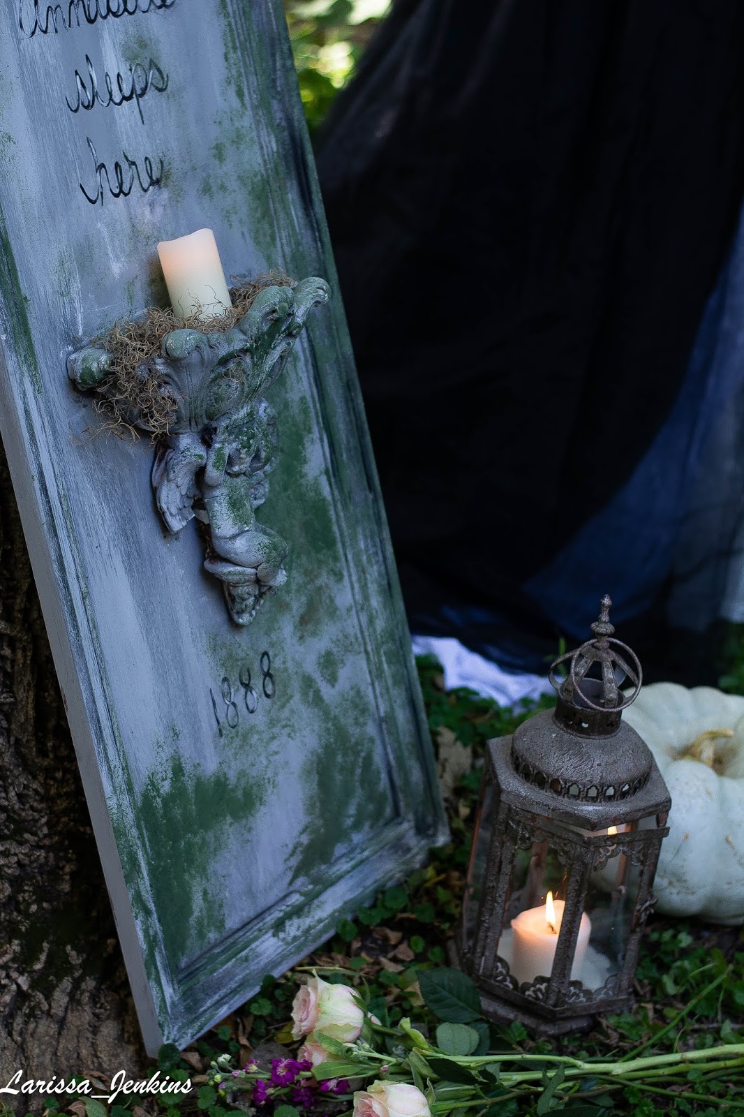 French Country Halloween Part 3: DIY Graveyard