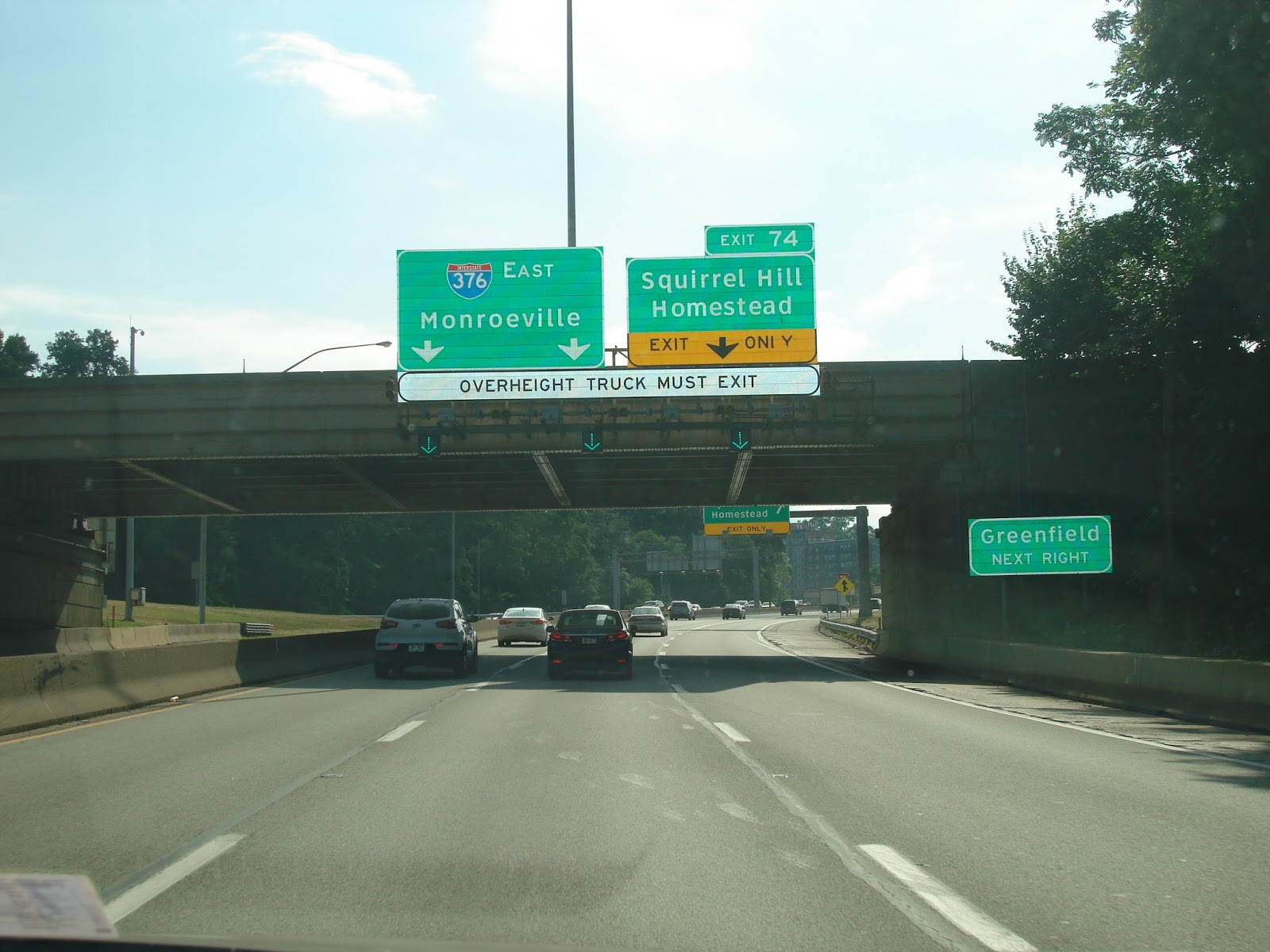 Luke's Signs: Interstate 376 - Pittsburgh, Pennsylvania (Squirrel Hill ...