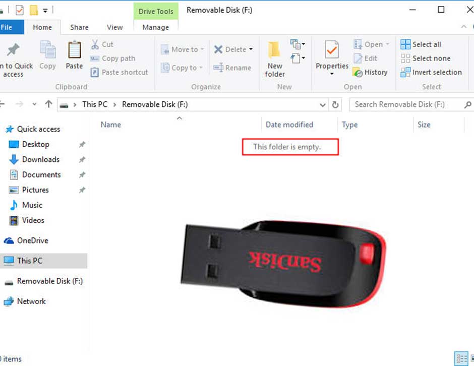 How To Recover Shortcut Files And Showing This Folder Is Empty In how-to-recover-shortcut-files-and-showing-this-folder-is-empty-in