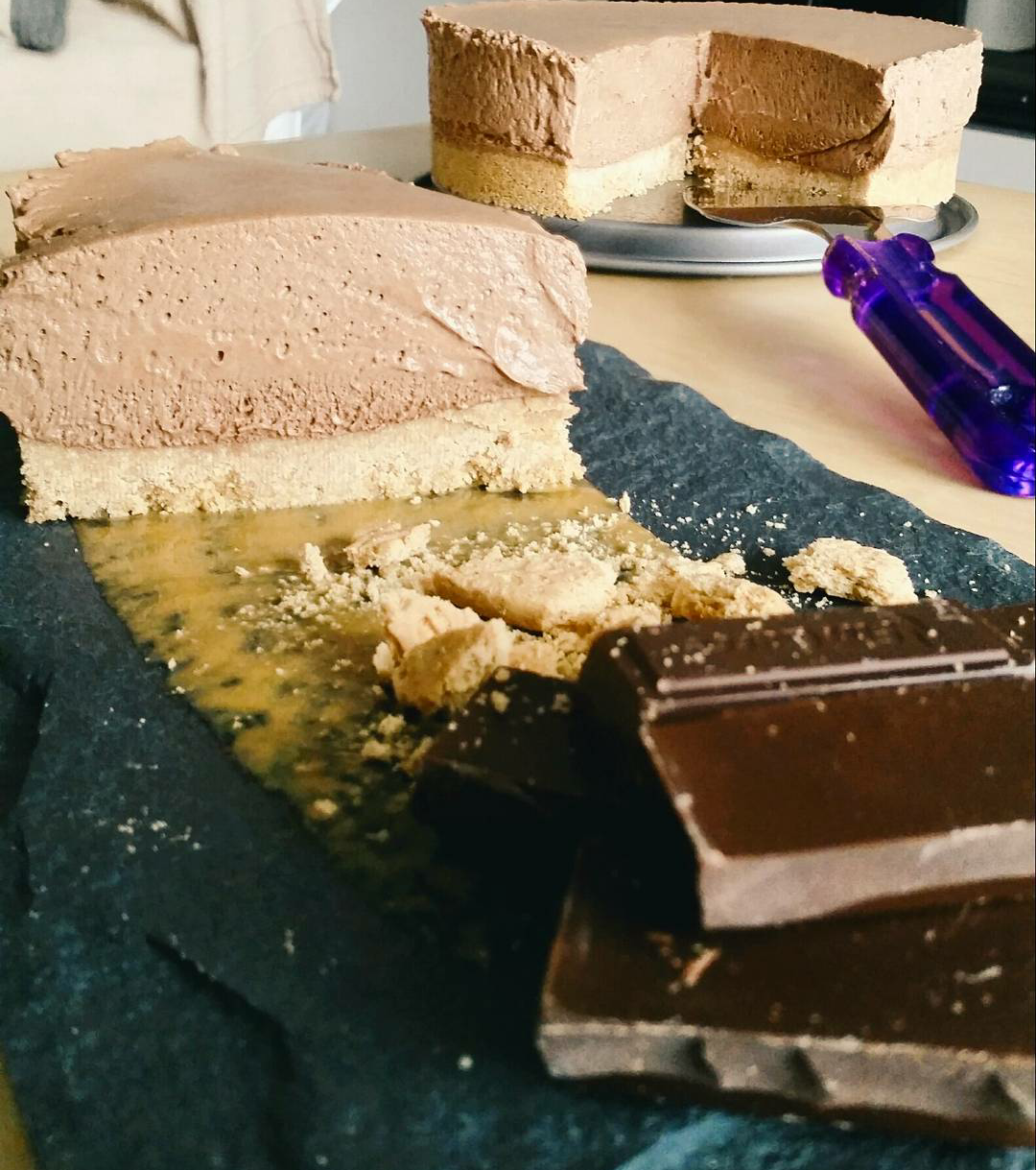 ΤΟΥΡΤΑ ΜΟΥΣ ΣΟΚΟΛΑΤΑ ΜΕ ΜΠΙΣΚΟΤΟ | Pastry...tsio