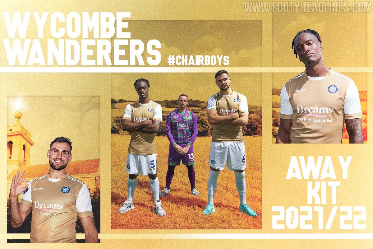 Wycombe Wanderers 21-22 Away Kit Released - Footy Headlines
