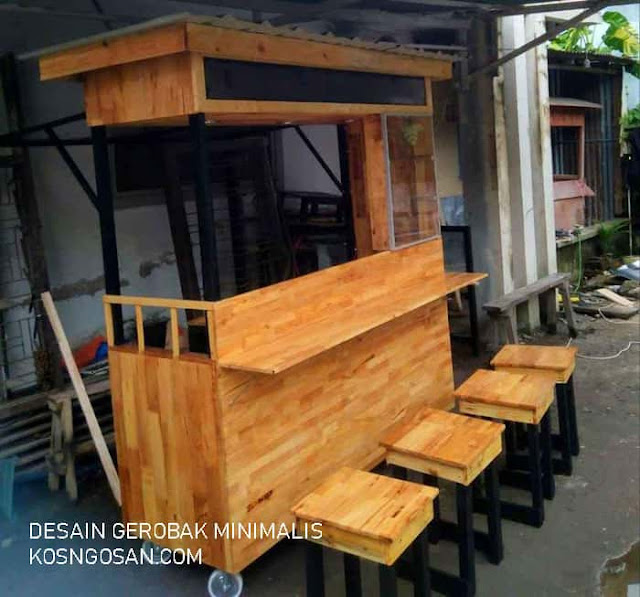 30 Desain Gerobak Unik dan Minimalis - KOSNGOSAN