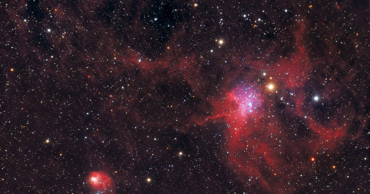 AstroQuest1: The Spider & Fly Nebula - IC417 & NGC1931 - Ha(HaR)GB