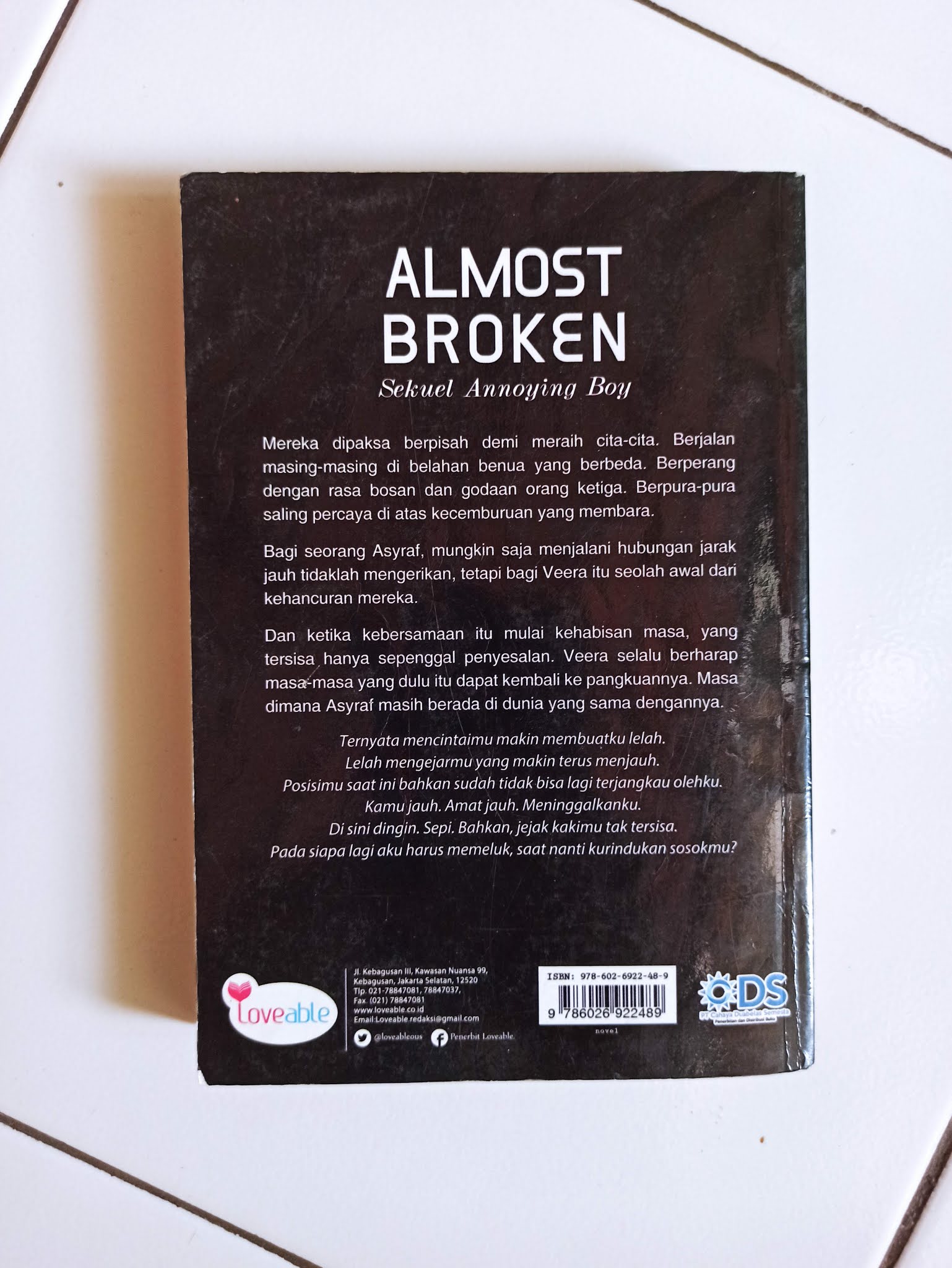 Almost Broken Sekuel Annoying Boy (Inesia Pratiwi) | Aksiku Toko Buku ...