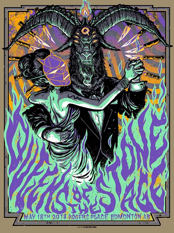 INSIDE THE ROCK POSTER FRAME BLOG: Munk One Queens of the Stone ...