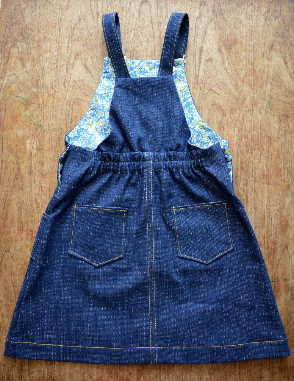 'So, Zo...': Denim Pinafore Cuteness