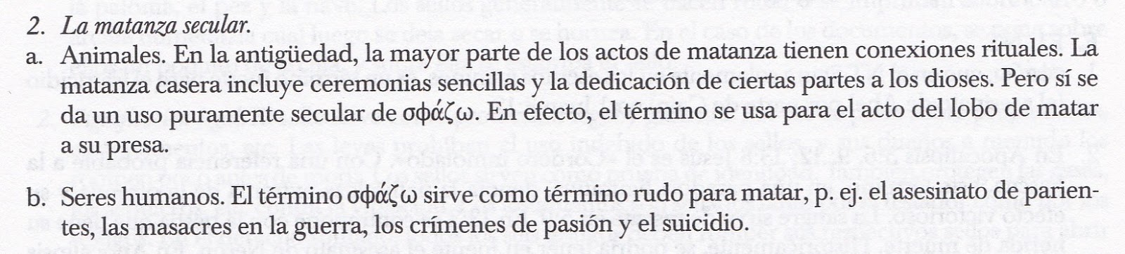 LA MEJOR TRADUCCIÓN DE LA BIBLIA AL ESPAÑOL: Apocalipsis 5:9 ¿Inmolar o ...