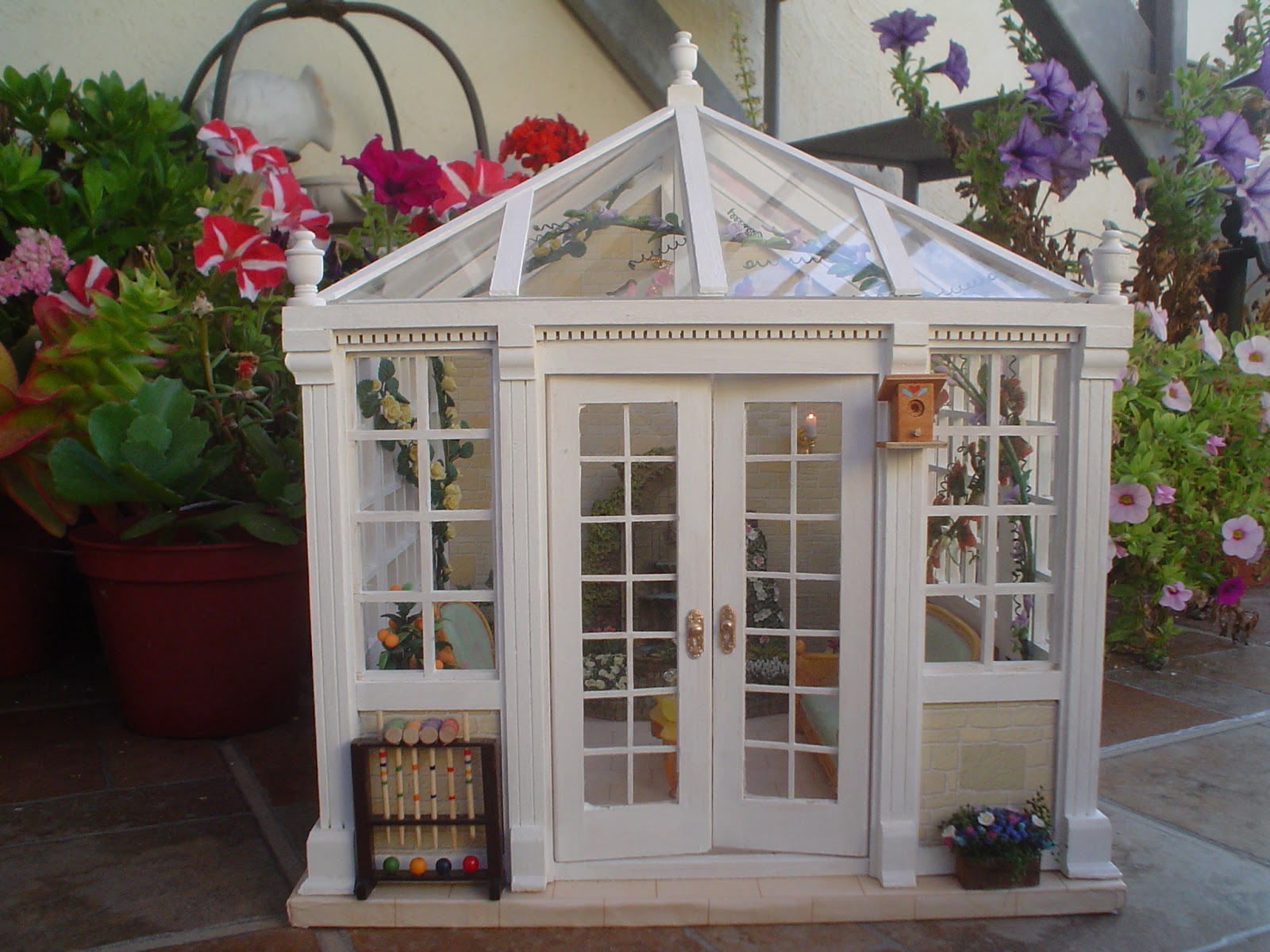 My Miniature World: Conservatory with New Plants and Flowers!