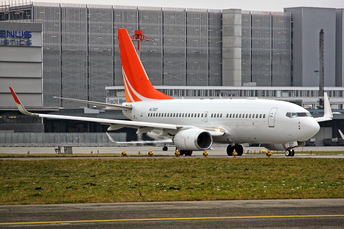 Planes and Trains - Planes 2015: HL7227 / Boeing 737-7HF BBJ1 / Hanwha ...