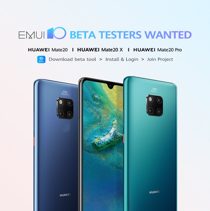 Huawei Mate 20系列手机用户可测试升级EMUI 10啦
