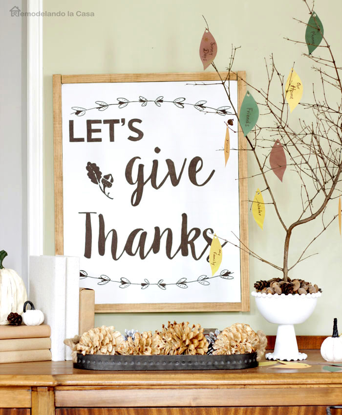 Thanksgiving Table - Remodelando la Casa