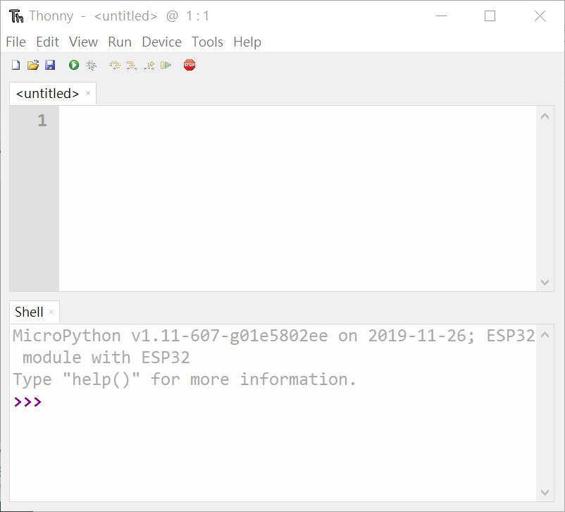 Micropython筆記03:使用thonny Ide在nodemcuesp32編譯micropython程式