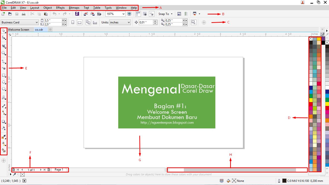 Mengenal Dasar-Dasar CorelDraw Bagian 1 : Welcome Screen dan Membuat ...