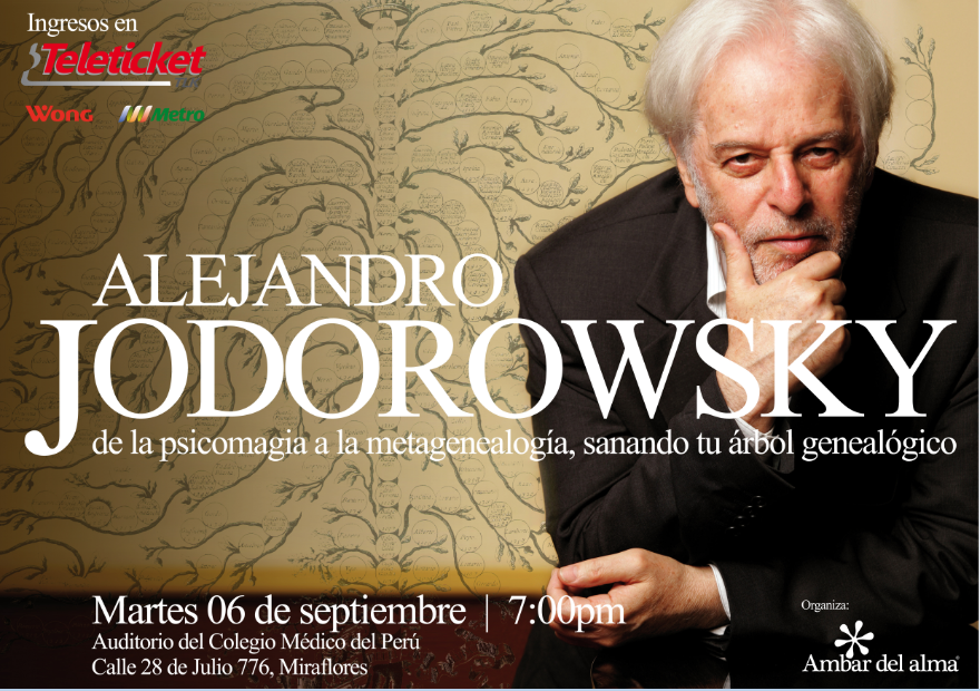 El lector de historietas: Alejandro Jodorowsky se presenta hoy en Lima