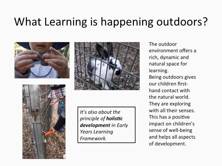 Teaching 3 year-olds: Outdoor learning of young children