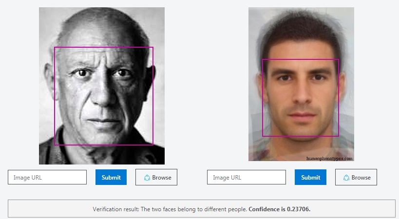 Apply facial recognition (Famous)
