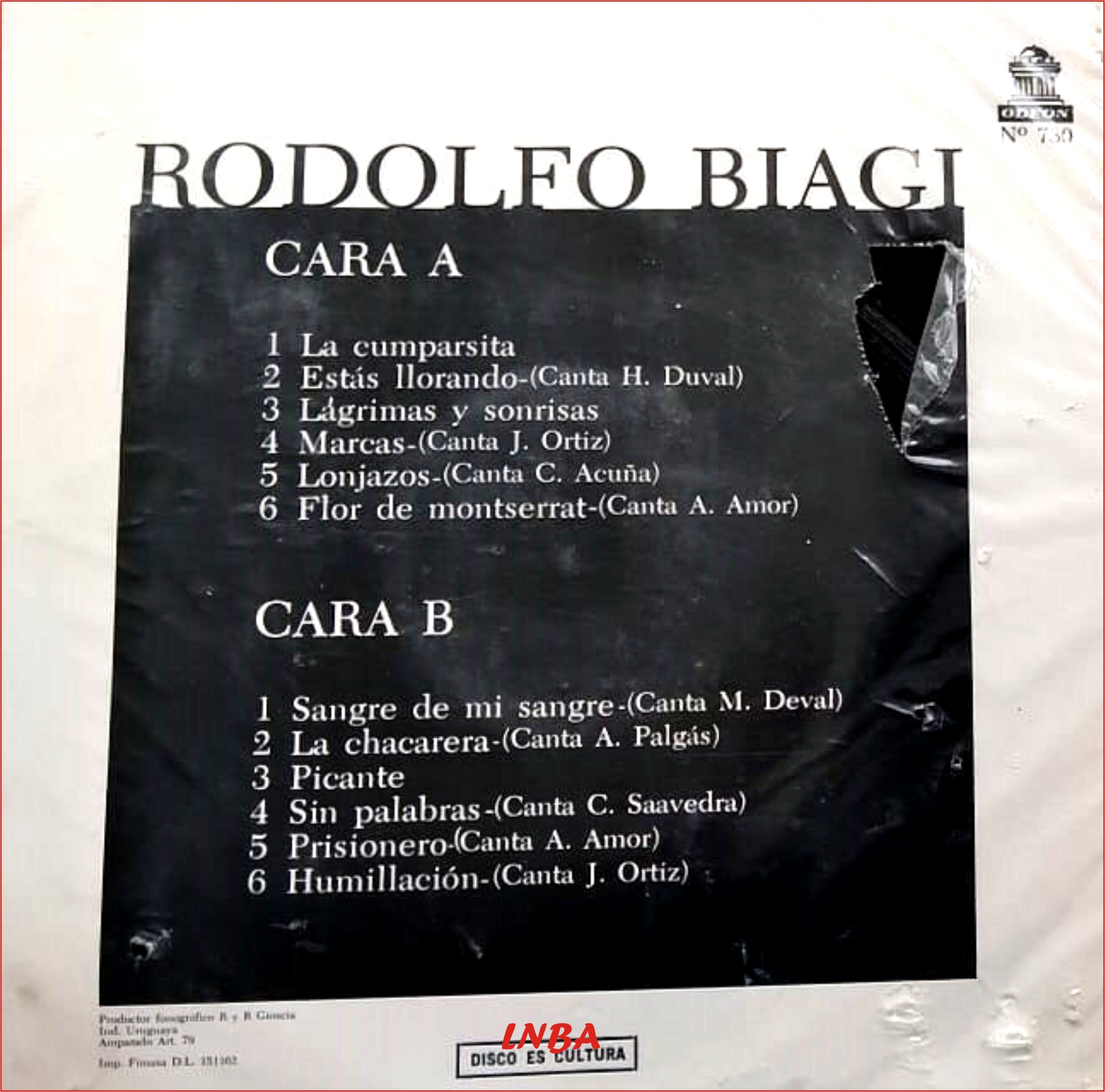 La nova Botica del Aleman.: Tango - Rodolfo Biagi - Sus grandes éxitos ...