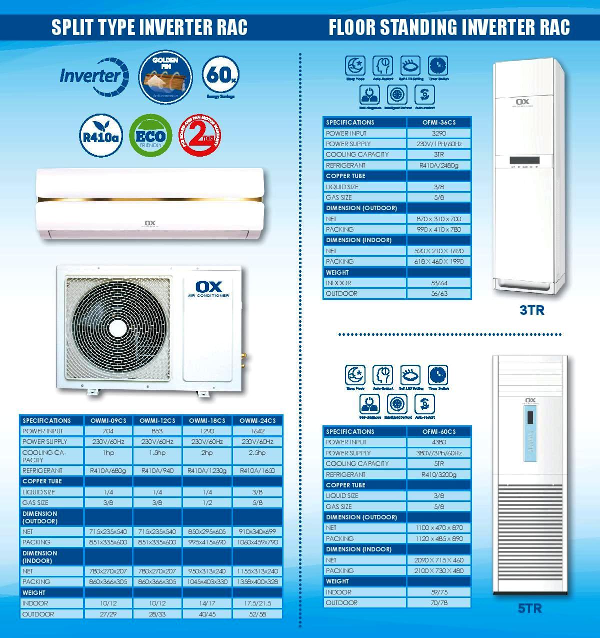MaximaxSystems.com: OX AIR CONDITIONER