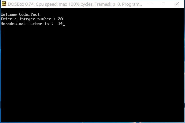 How To Convert Integer To Hexadecimal And Hexadecimal To Integer In C 1 Line Code
