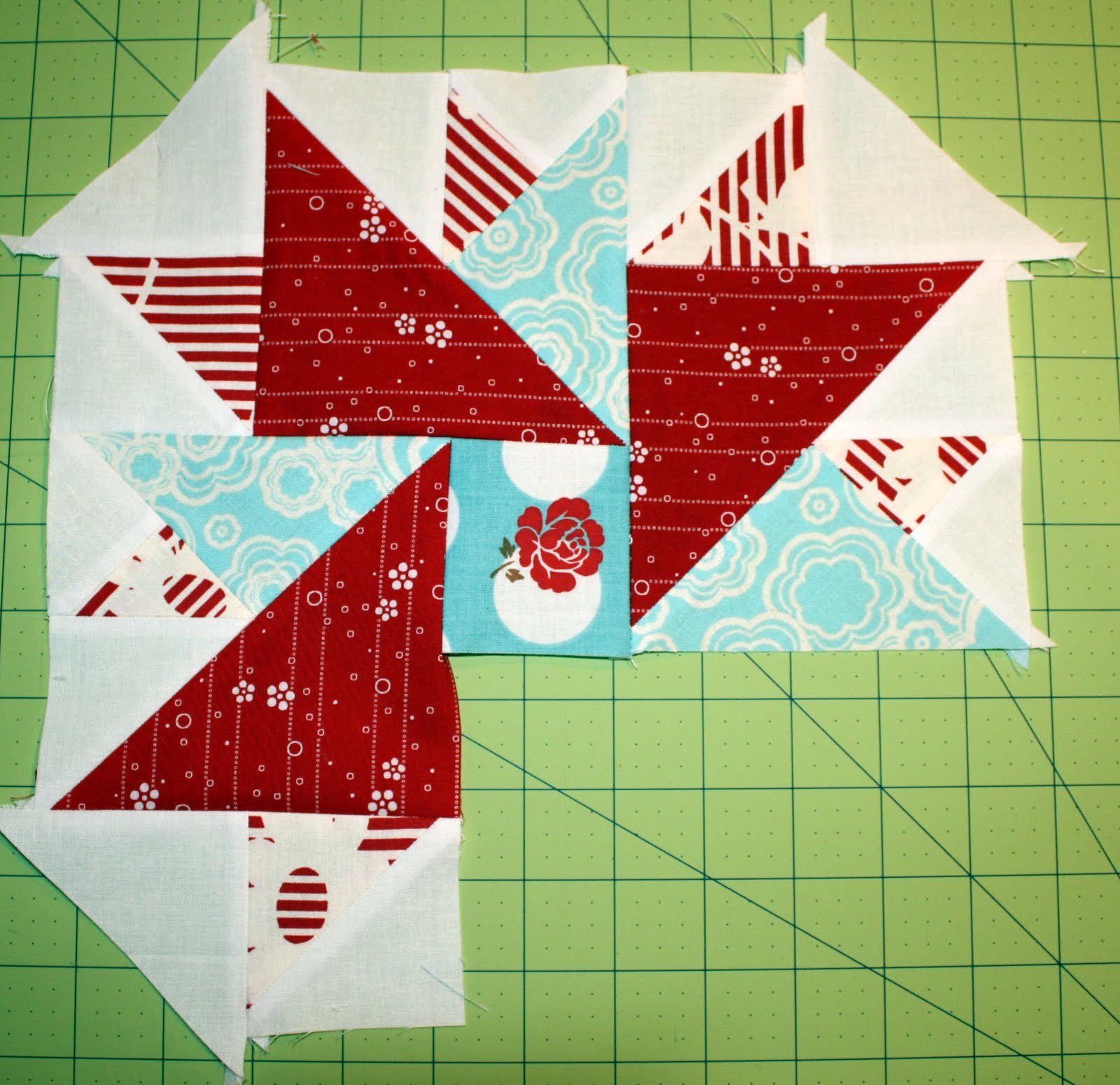 Confessions of the Crafty ADD: Modern Star Block Tutorial