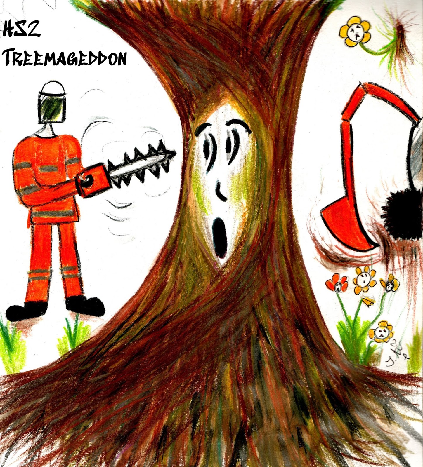 Jane Air Bookmarks by Cartoonist Jane Air: HS2 cartoon created by ...