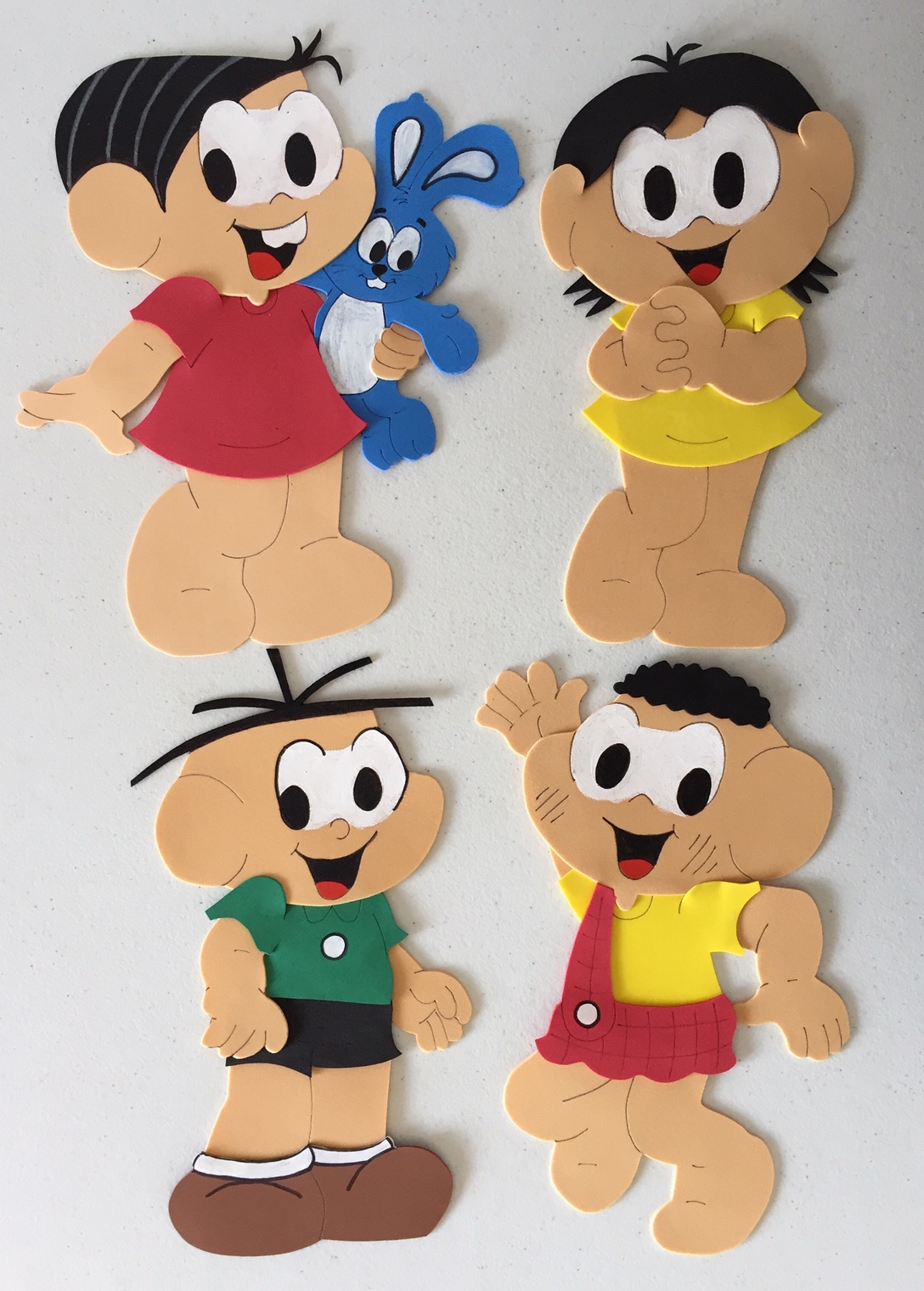 Moldes Em Eva Da Turma Da Monica - RETOEDU