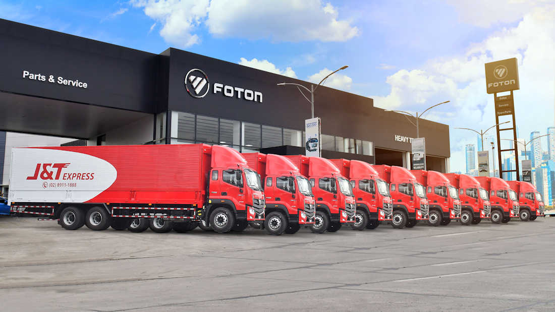 J&T Express Continues Re-Fleeting with Foton Trucks | CarGuide.PH ...