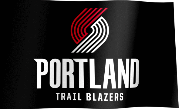 Portland Trail Blazers Fan Flag (GIF) - All Waving Flags
