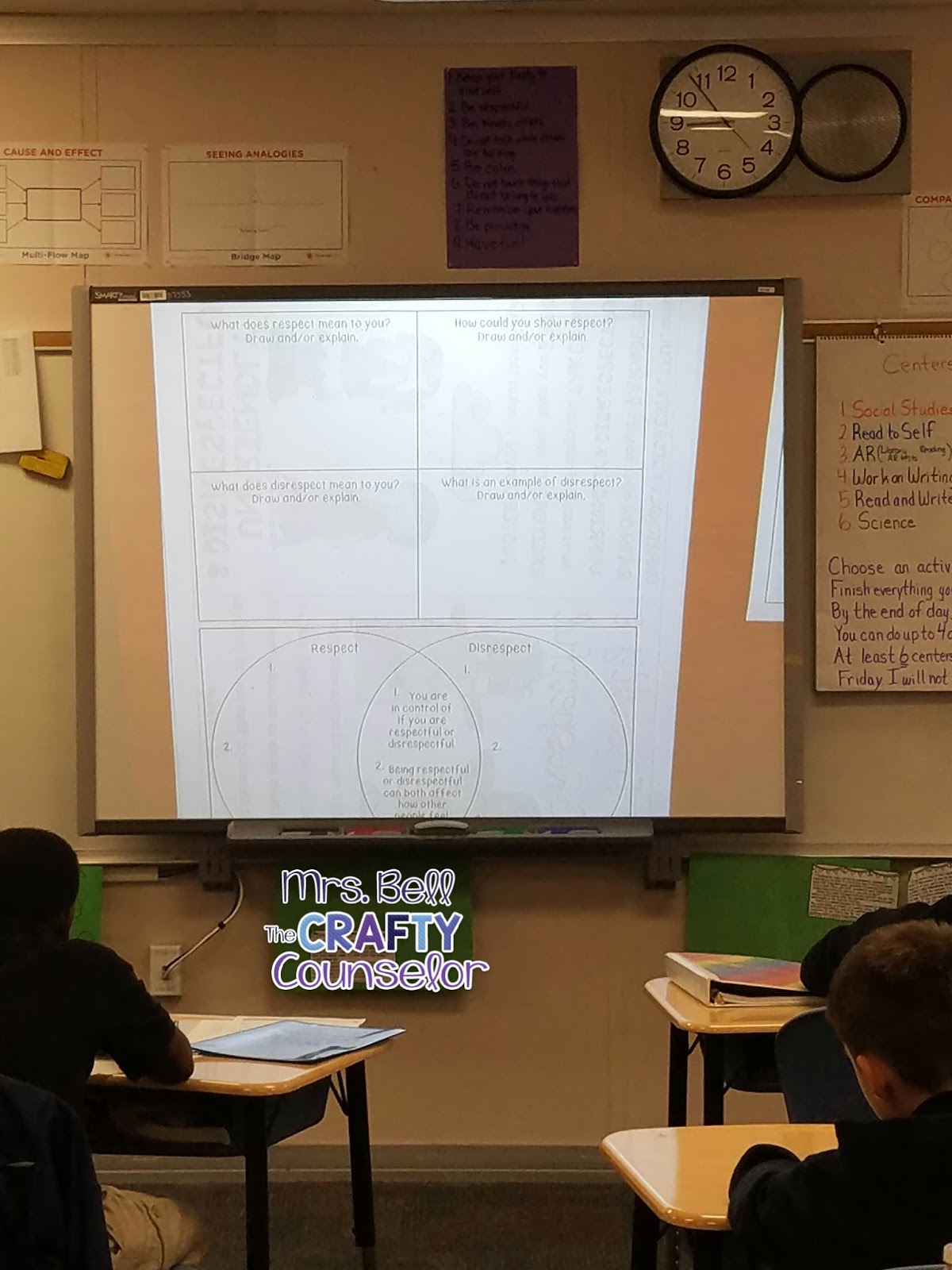 Respect Vs. Disrespect - Mrs. Bell The Crafty Counselor